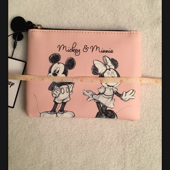 Primark | Bags | Primark Disney Mickey Minnie Mouse Small Zip Pouch ...
